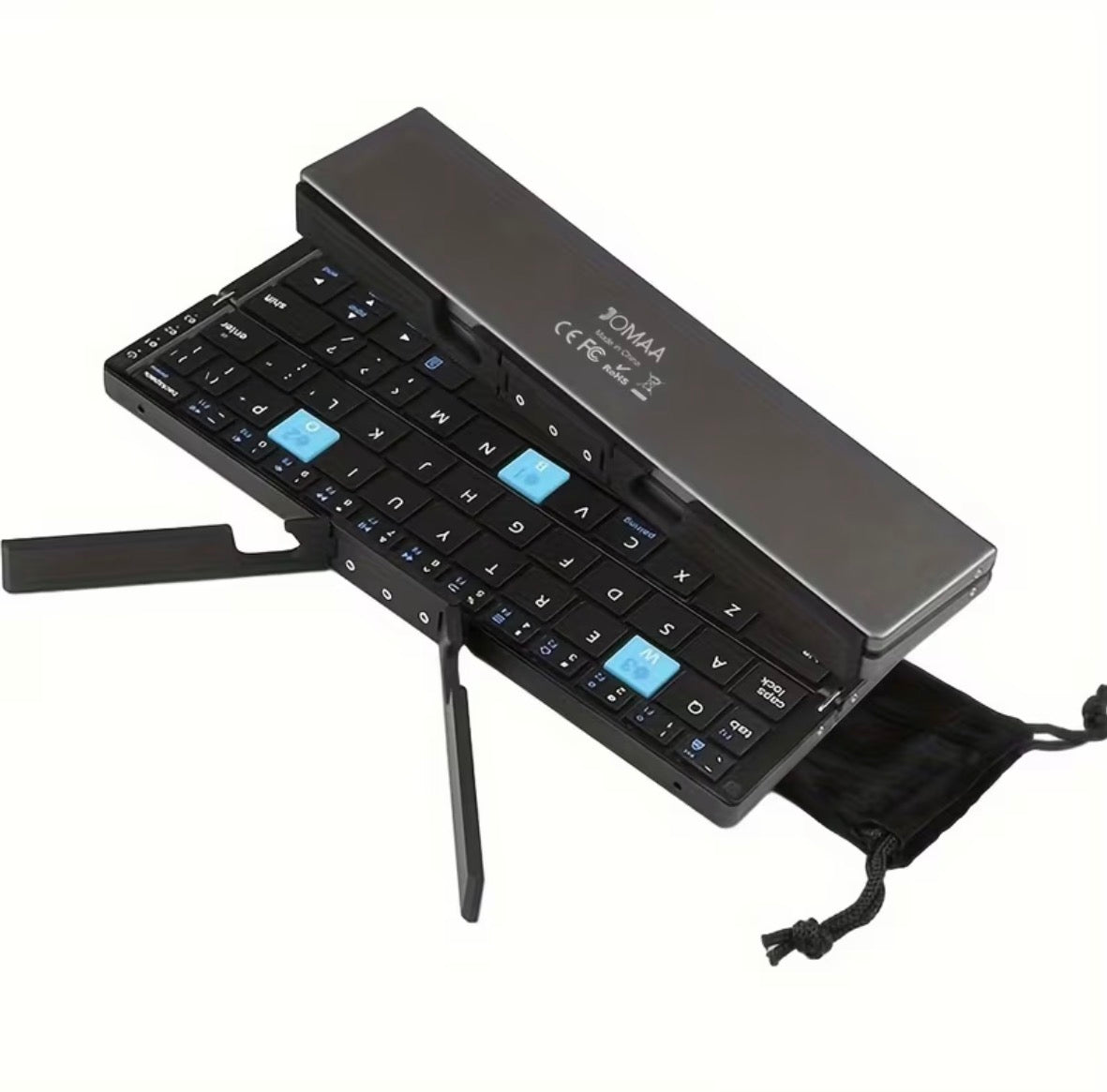 Ultra-Slim Foldable Mini Bluetooth Keyboard – QuickPick Hub